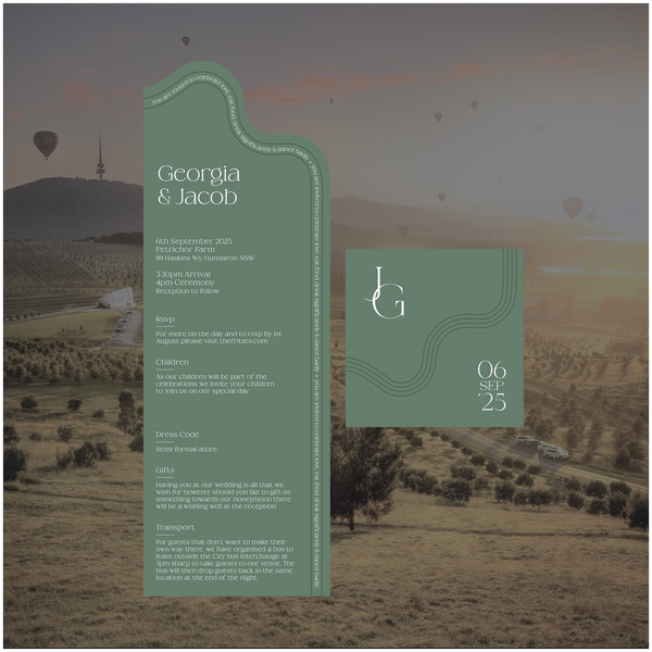 Canberra Folded Invitation – maeke