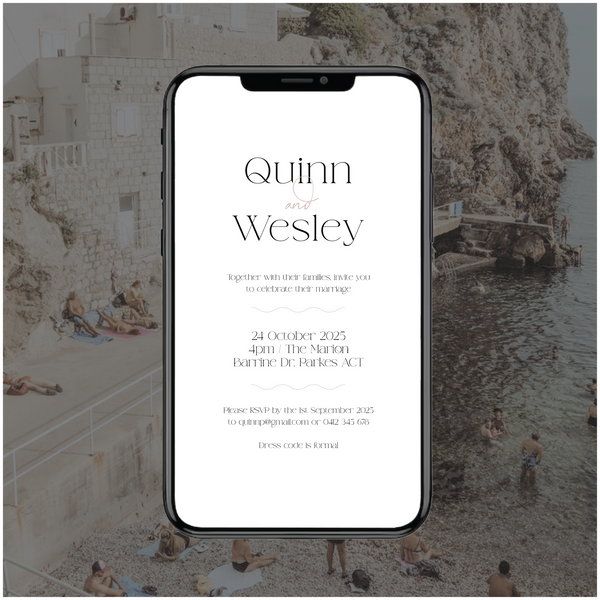 Dubrovnik Digital File Invitation – maeke