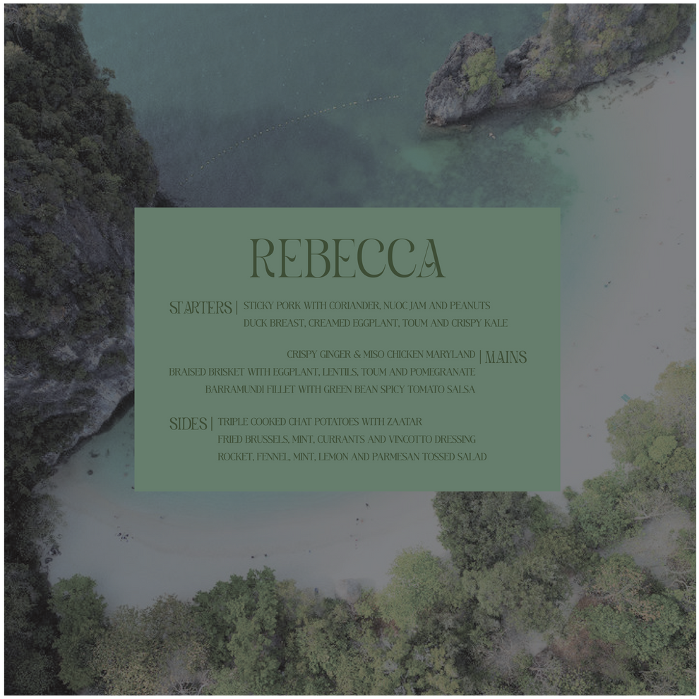 Krabi Menu – maeke