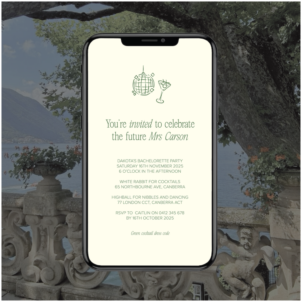 Lake Como Digital File Invitation – maeke