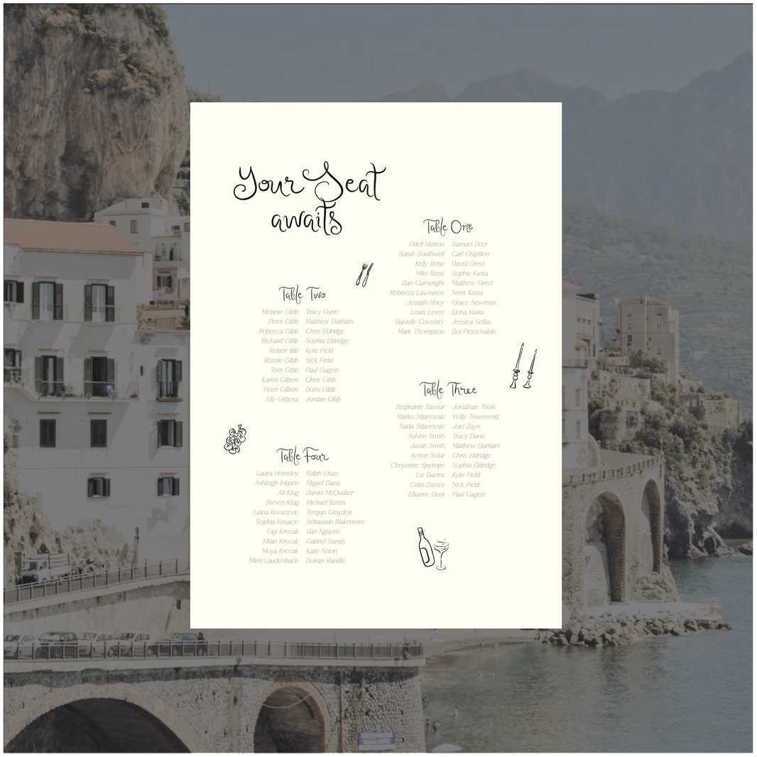 Seating Chart – maeke